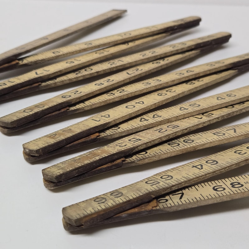 Folding Wood Ruler - Etsy