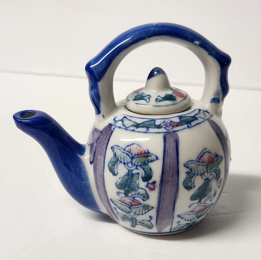 1970's Signed Ben Rickert Handpainted Miniature Porcelain Teapot - Etsy