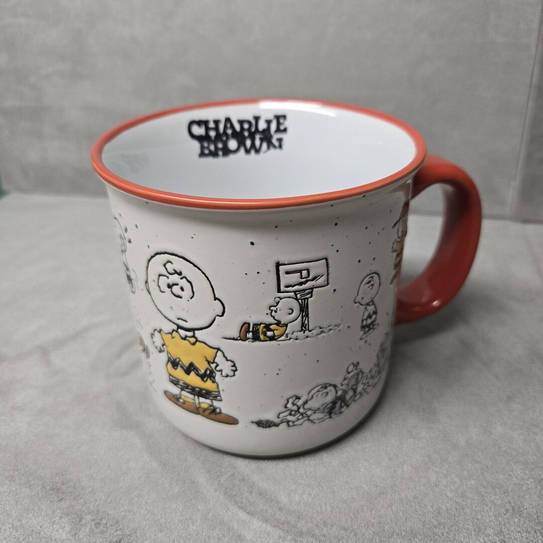 Charlie Brown Comic Mug – Peanuts Collectible 75th Anniversary Mug - Etsy