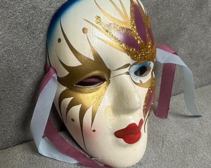 Vintage Ceramic Face Mask Wall Decor - Mardi Gras - New Orleans - Etsy