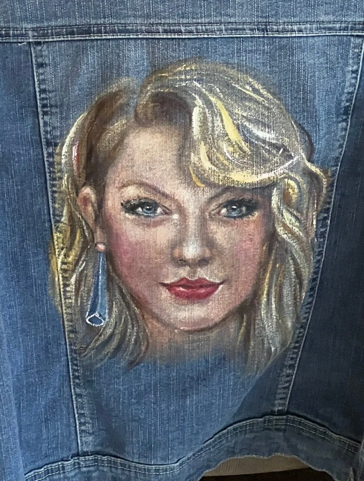 Taylor Swift Eras Tour swiftie Hand Painted Jean - Etsy
