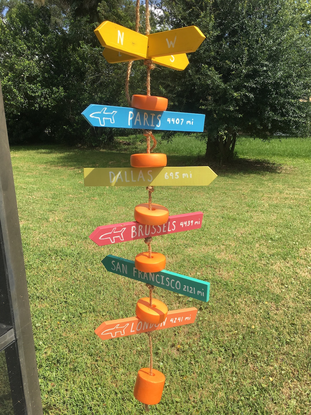 Creative Destinations Directional Arrow Signs. Personalized Custom Hand ...