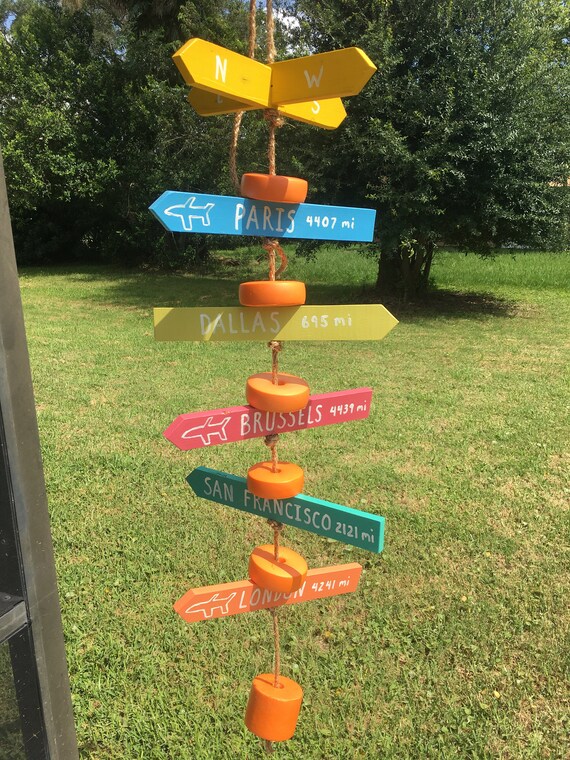 Creative Destinations directional arrow signs. Personalized | Etsy