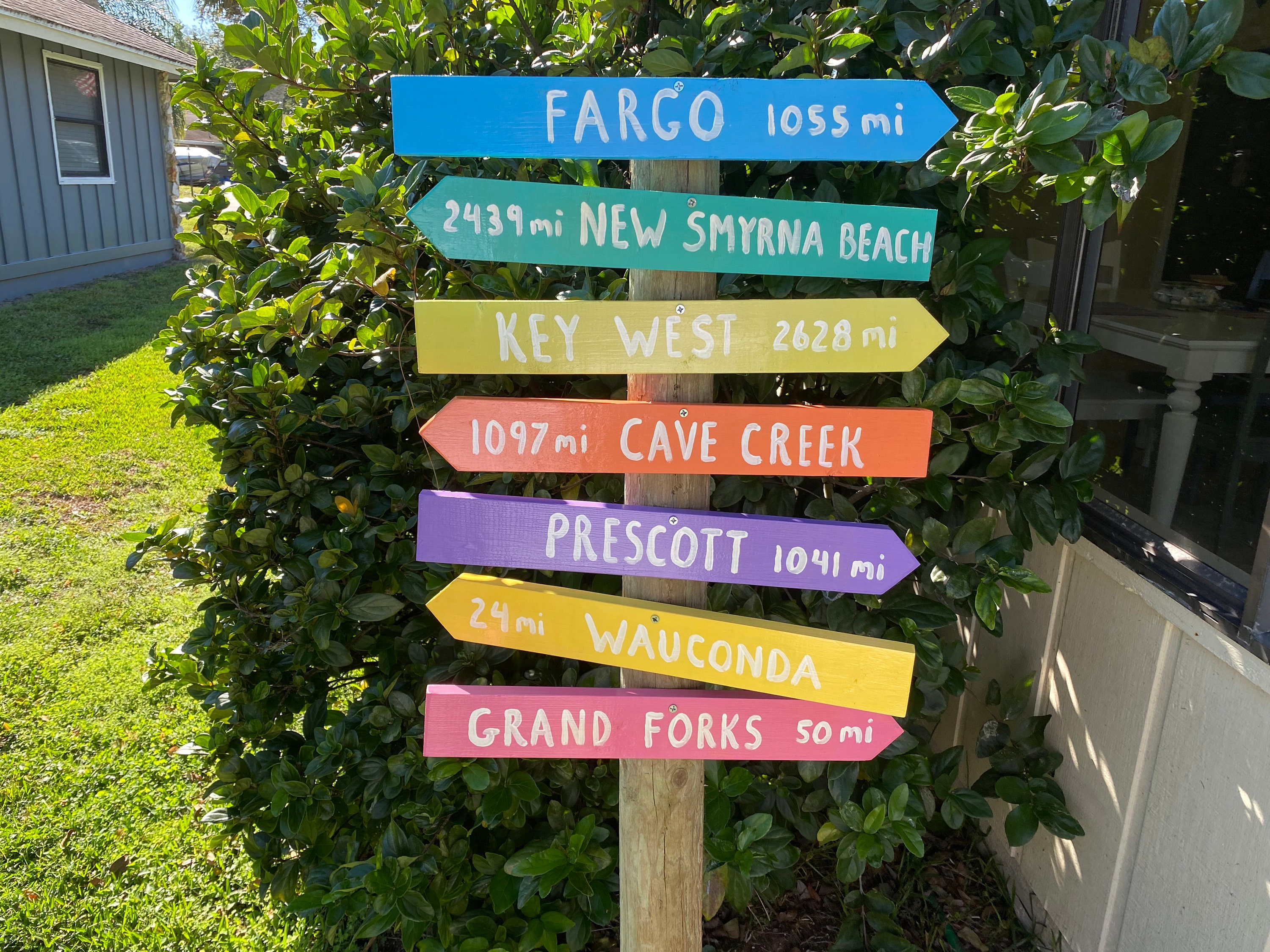 Creative Destinations Directional Arrow Signs. Personalized Custom Hand ...