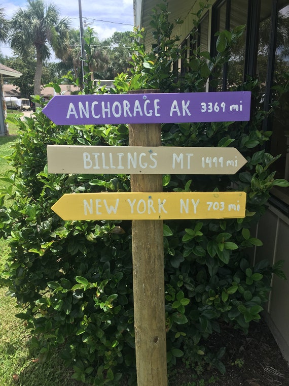 Creative Directional Yard Signs