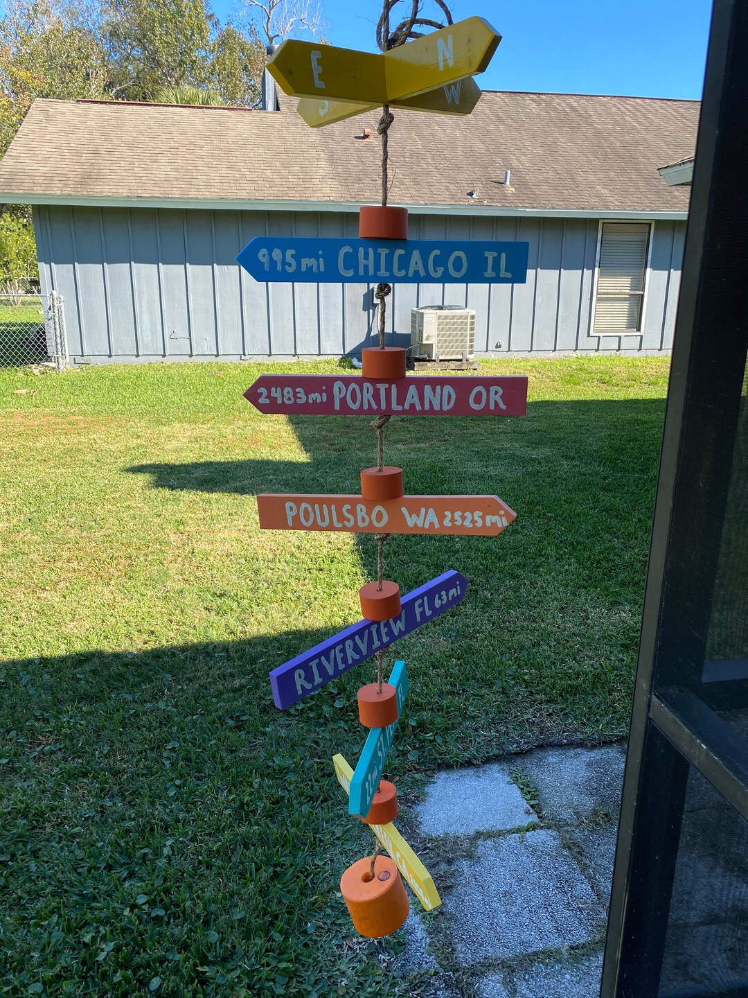 Creative Destinations Directional Arrow Signs. Personalized Custom Hand ...