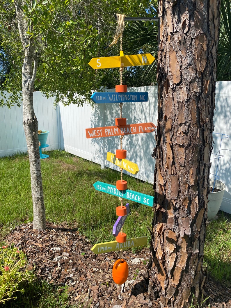 Creative Destinations Directional Arrow Signs. Personalized Custom Hand ...