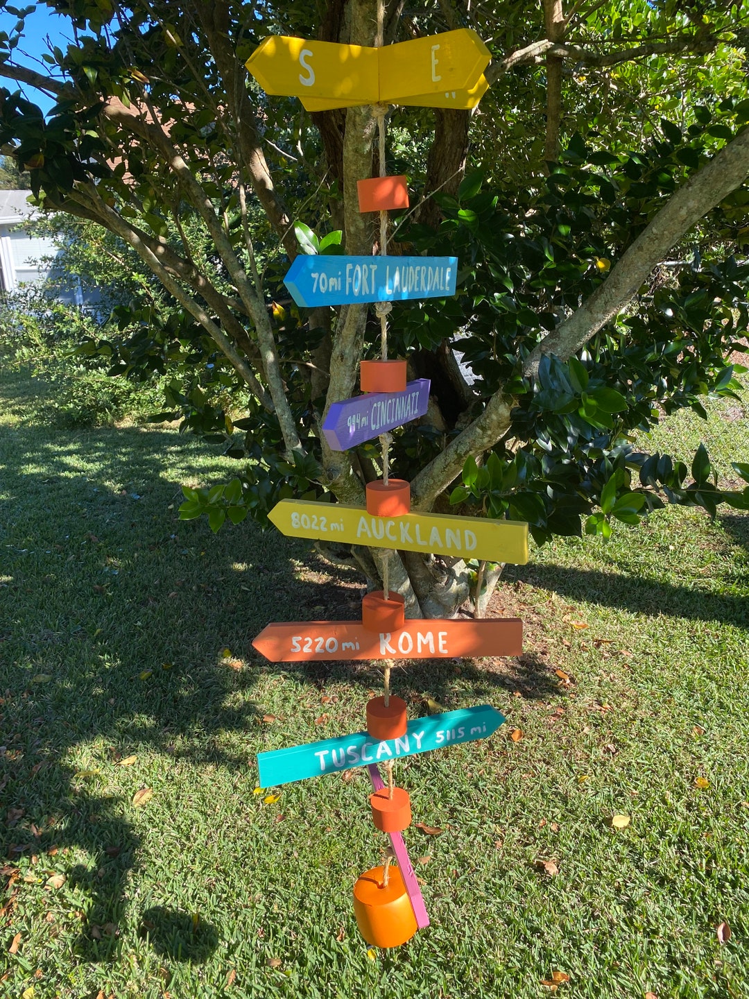 Creative Destinations Directional Arrow Signs. Personalized Custom Hand ...