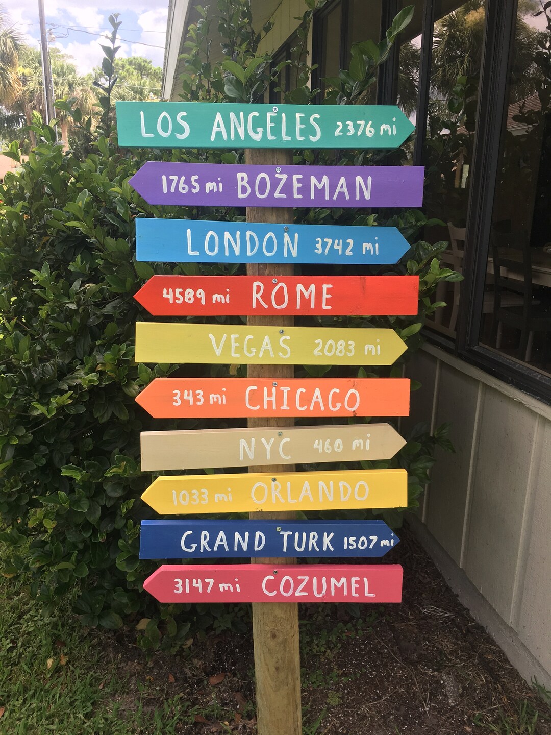Creative Destinations Directional Arrow Sign. Custom Handmade Wood ...