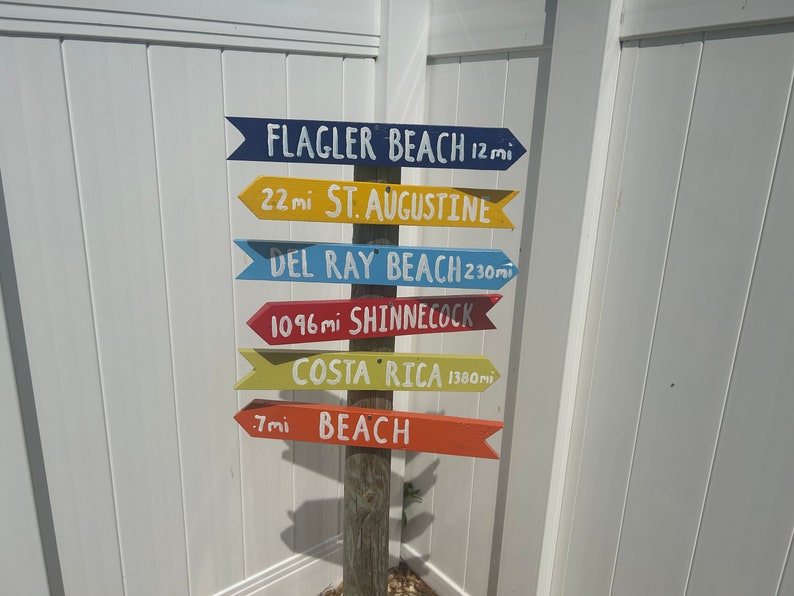 Creative Destinations Directional Arrow Signs. Personalized Custom Hand ...