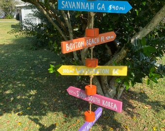 Creative Destinations Directional Arrow Signs. Personalized - Etsy