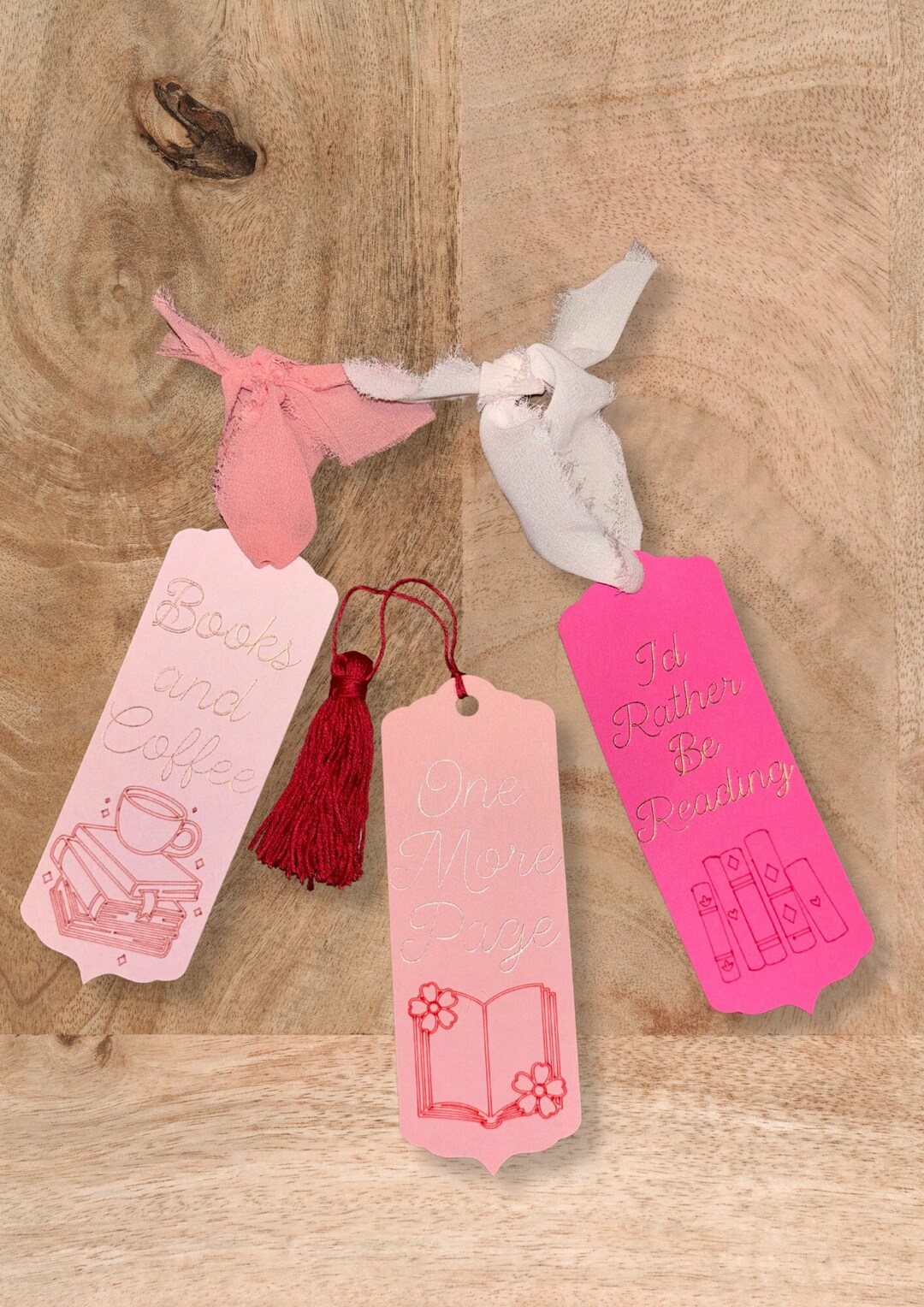 Pink Bookmarks, Book Lover Bookmarks, Coffee Bookmarks, Bookmarks ...