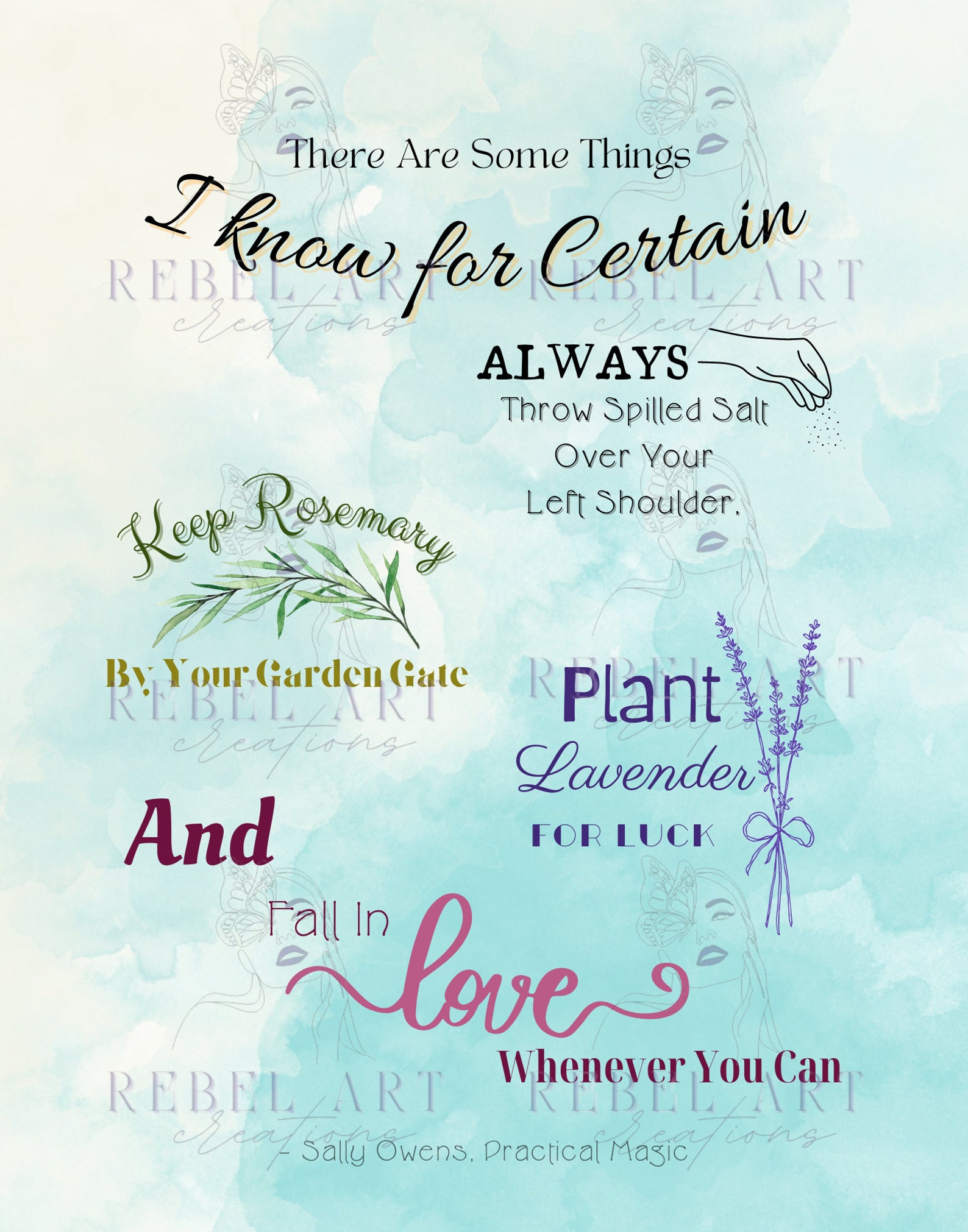 Digital Poster/practical Magic Poster/practical Magic Movie Poster ...