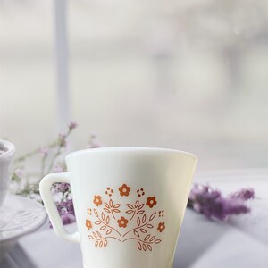 Pyrex Brown Flower Design - Etsy