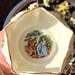 Vintage Candy Dish, Victorian Scenery Dish, Trinket Dish, 22k Gold ...