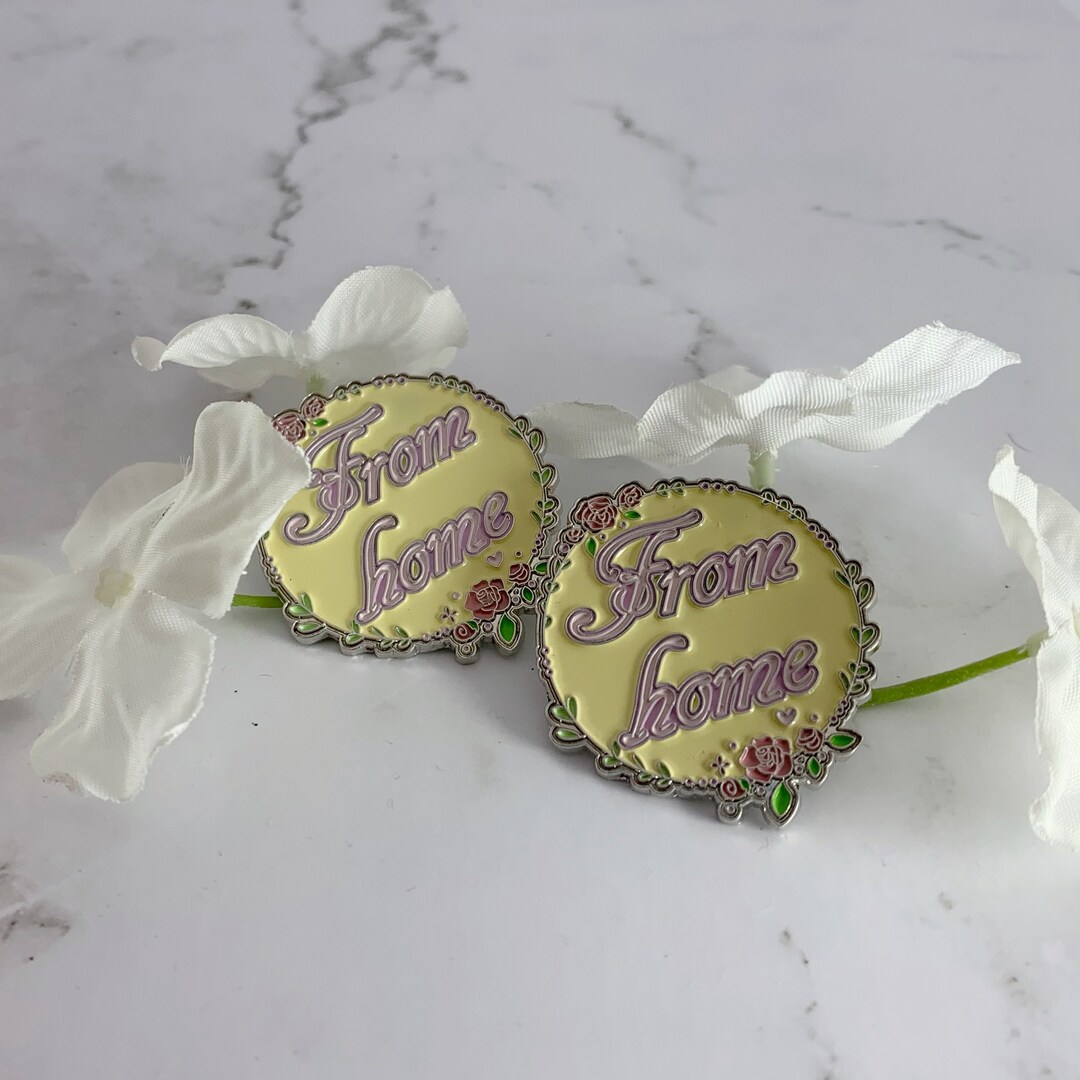 From Home MV Color Palette Inspired Enamel Pin - Etsy