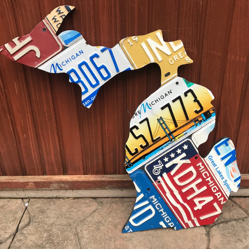 License Plate Art - Etsy