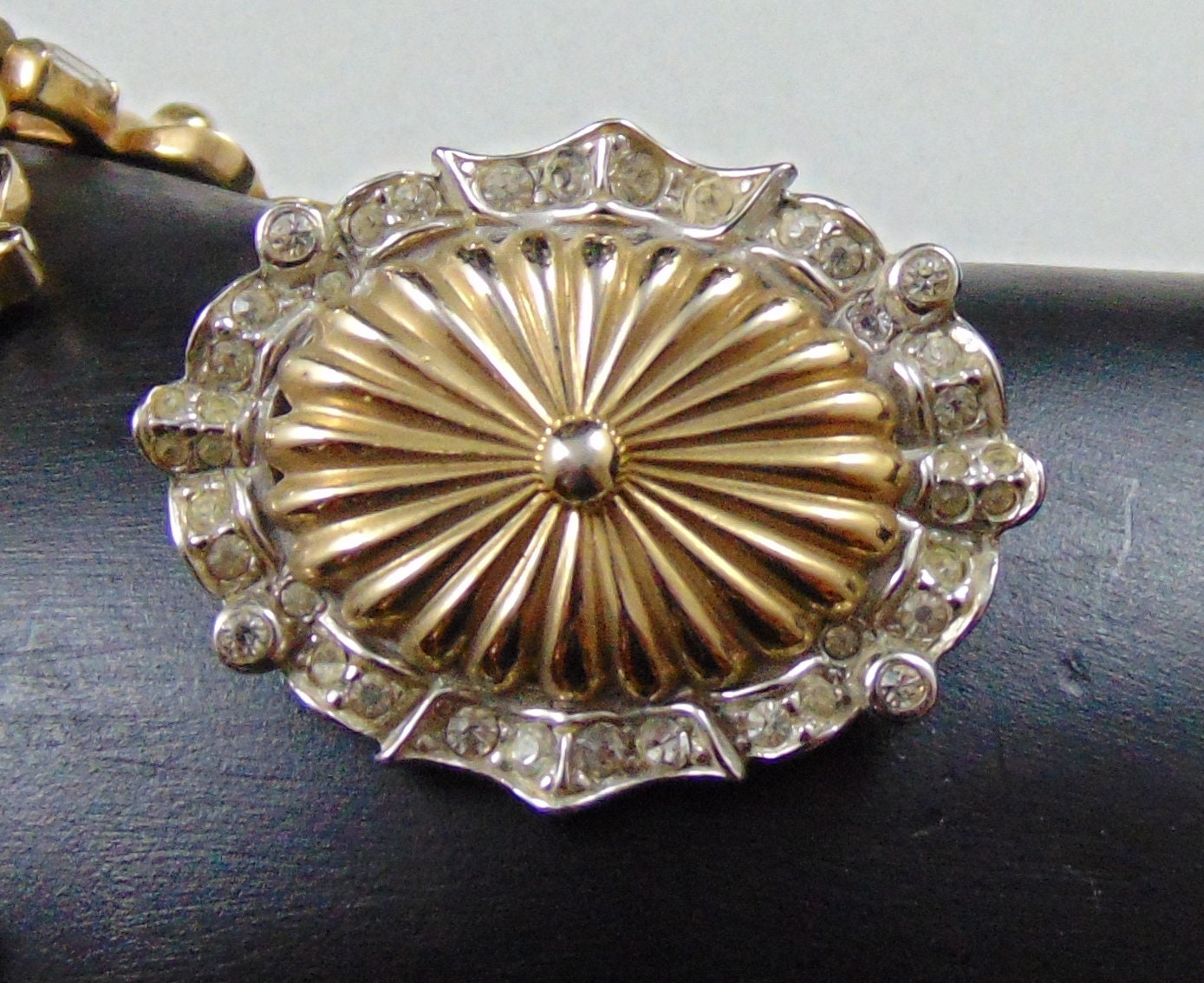 Vintage Signed Dewees Full Parure With Two Pairs of Earrings Pendant ...