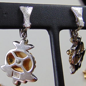 Vintage Signed Dewees Full Parure With Two Pairs of Earrings Pendant ...