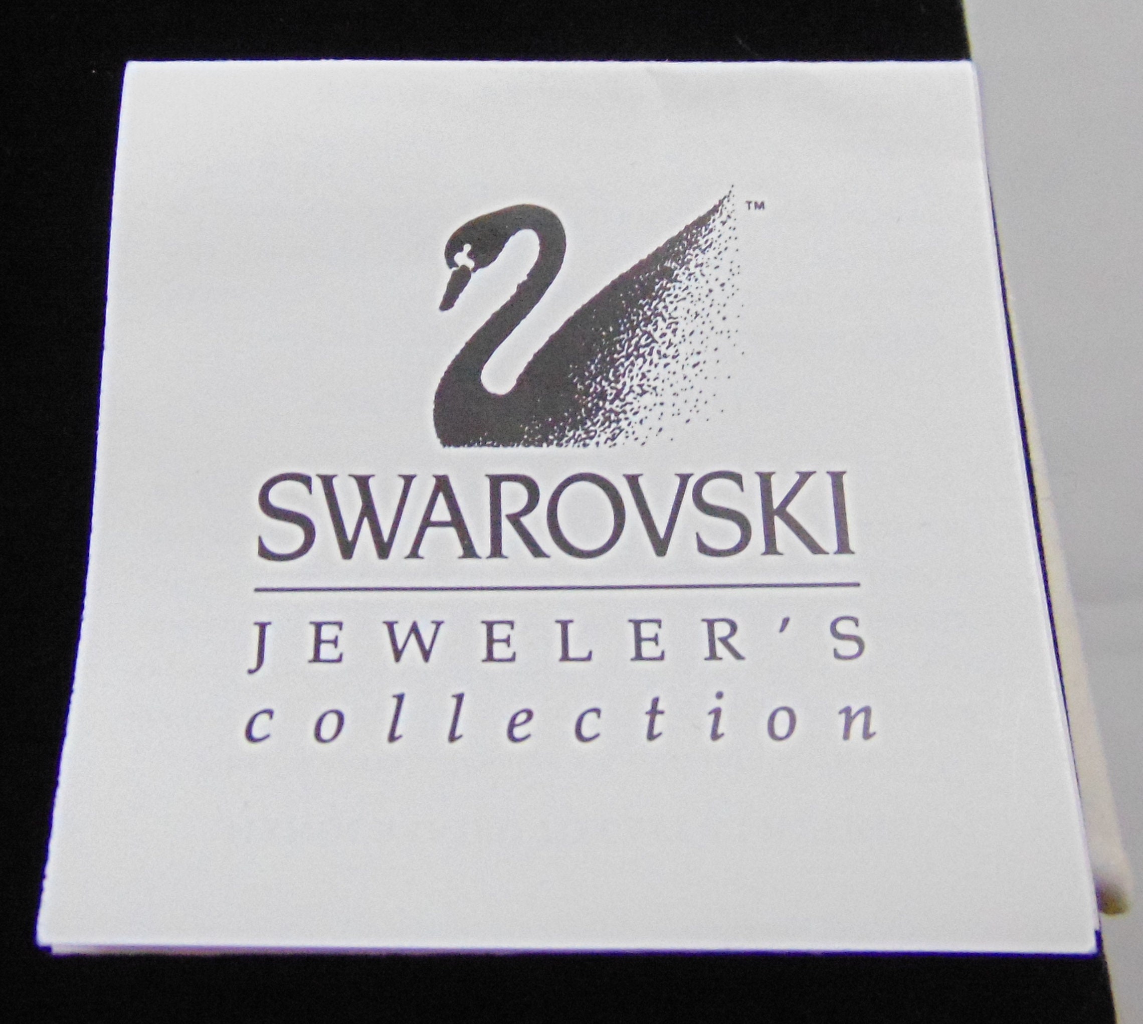 Vintage Signed Swarovski (swan Mark) Jeweler's Collection Faux ...