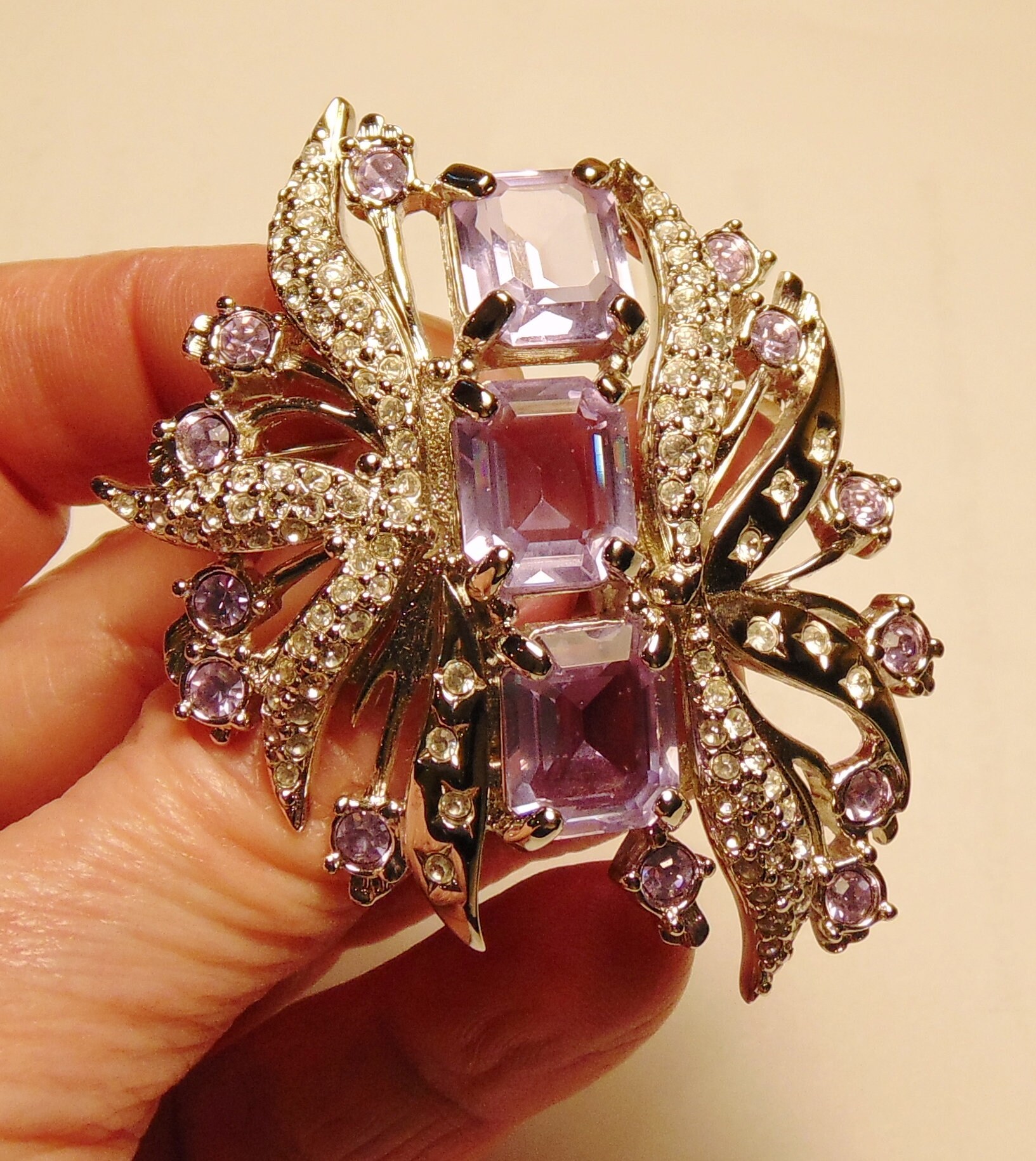 Vintage Signed Swarovski (swan Mark) Jeweler's Collection Faux ...