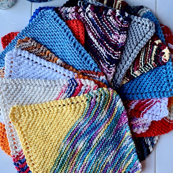 Knit Washcloth - Etsy