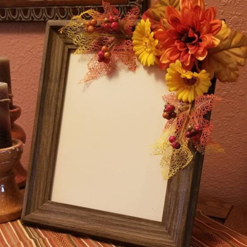 Floral Picture Frame - Etsy