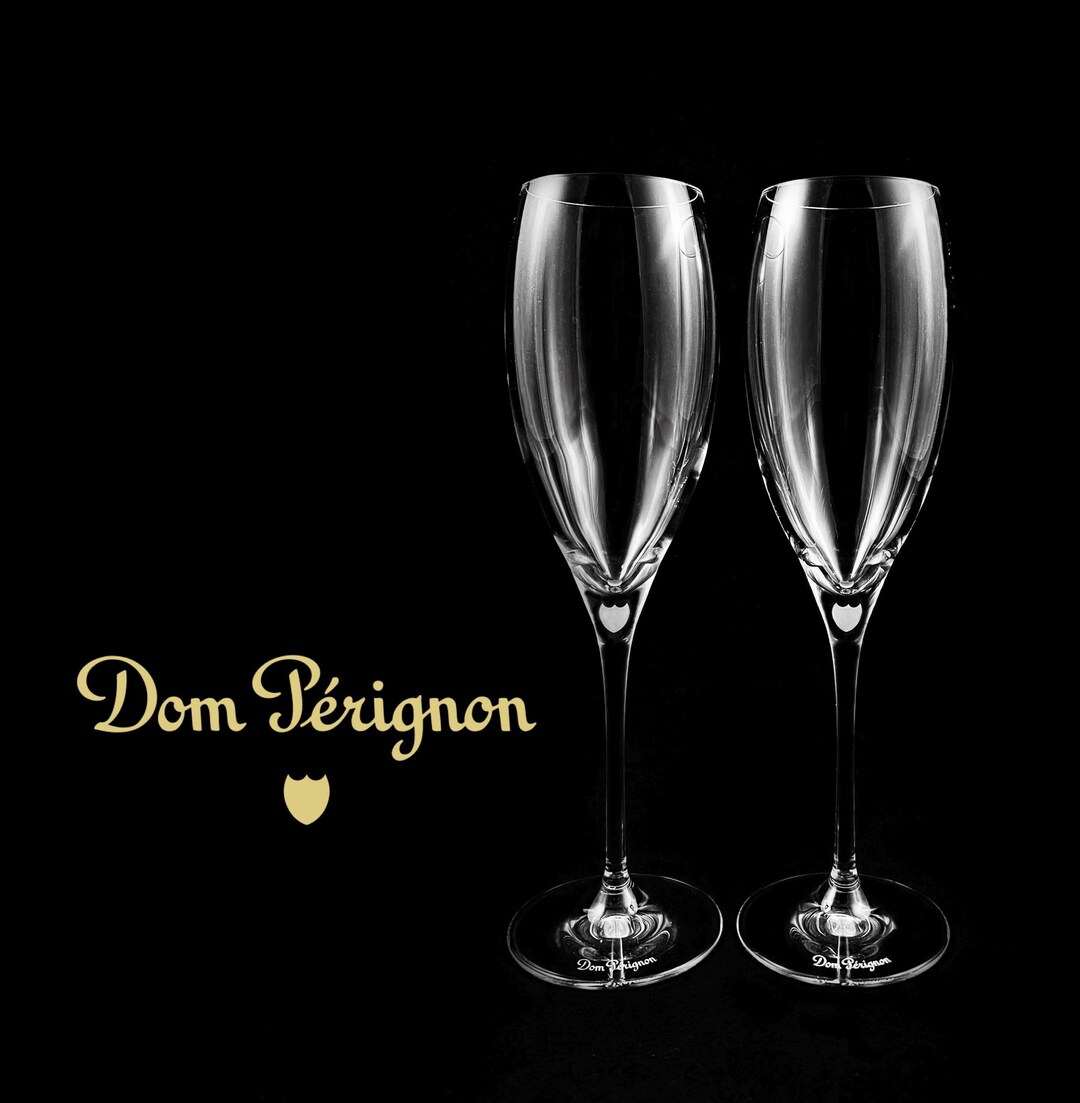 Extraordinary Dom Perignon 9 1/4 Inch 7 Ounce Champagne Flutes unknown ...