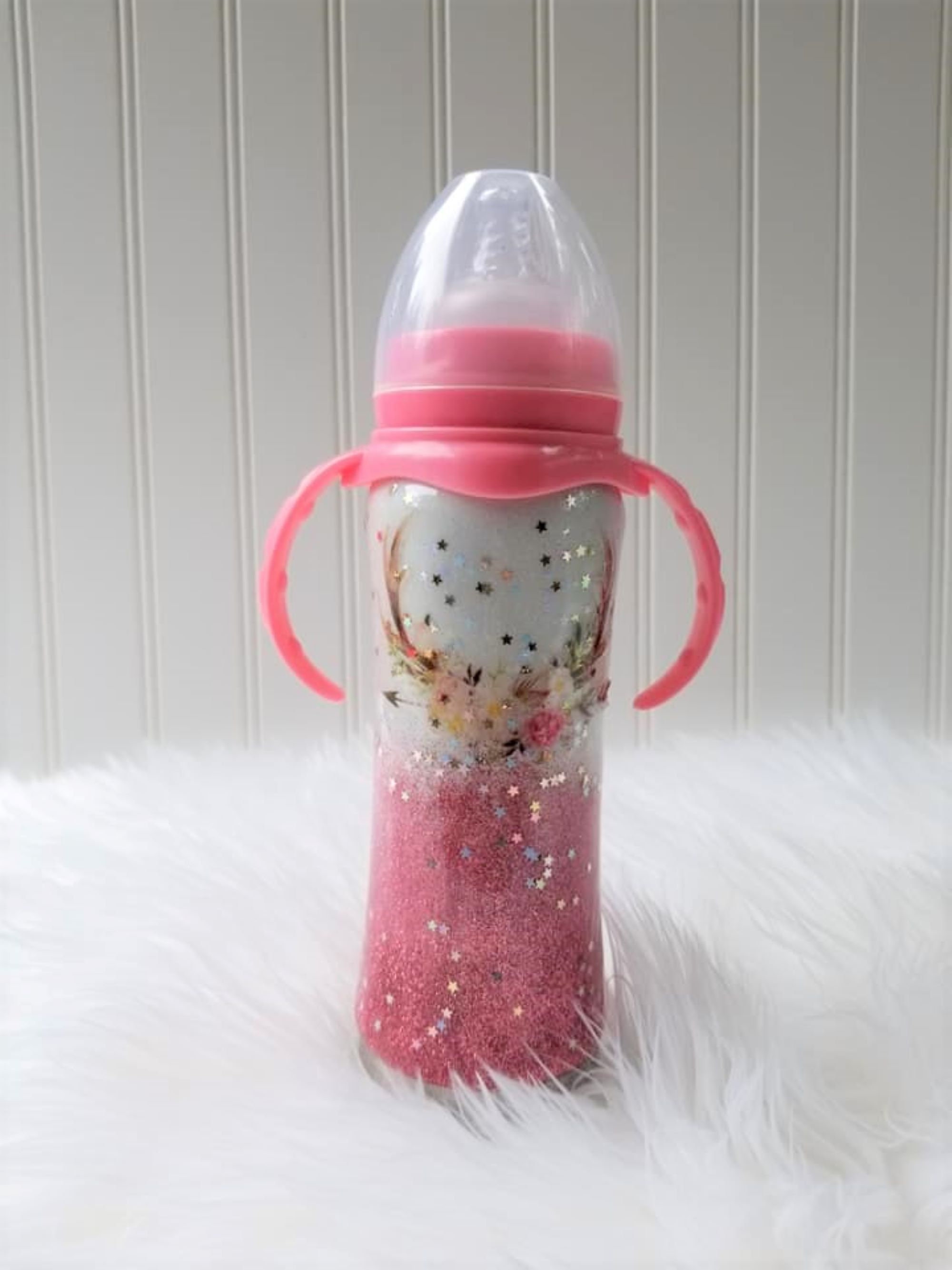 Glitter Baby Bottle, Custom Baby Bottle, Boho Baby Bottle - Etsy