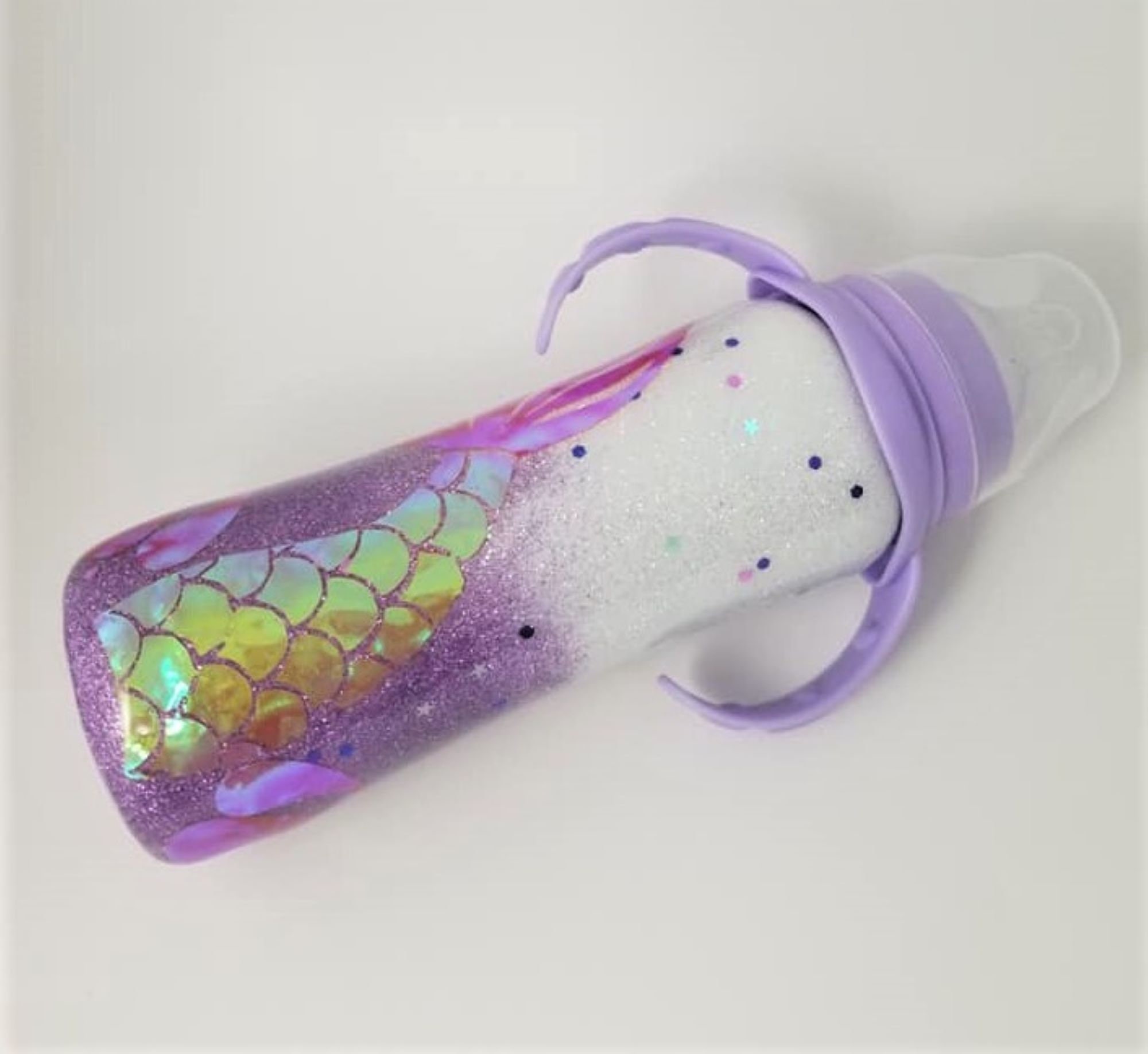 Mermaid Glitter Baby Bottle, Custom Baby Bottle, Mama and Me - Etsy