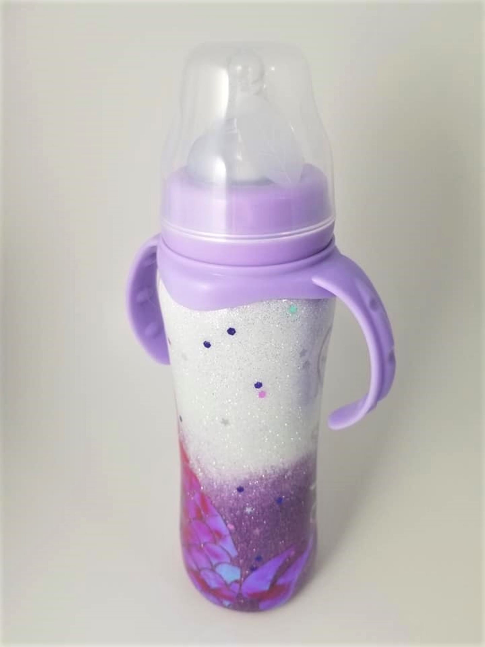 Mermaid Glitter Baby Bottle, Custom Baby Bottle, Mama and Me - Etsy