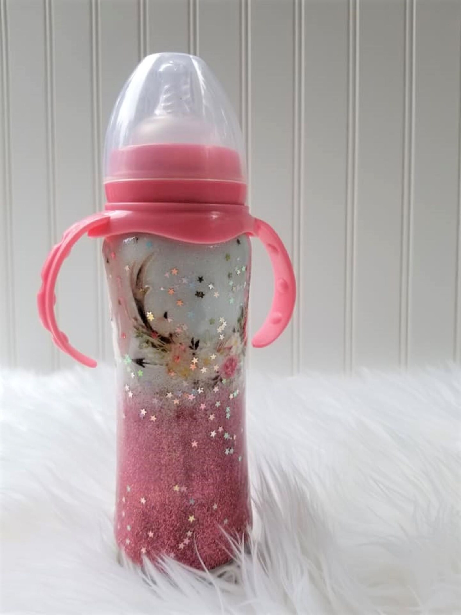 Glitter Baby Bottle, Custom Baby Bottle, Boho Baby Bottle - Etsy