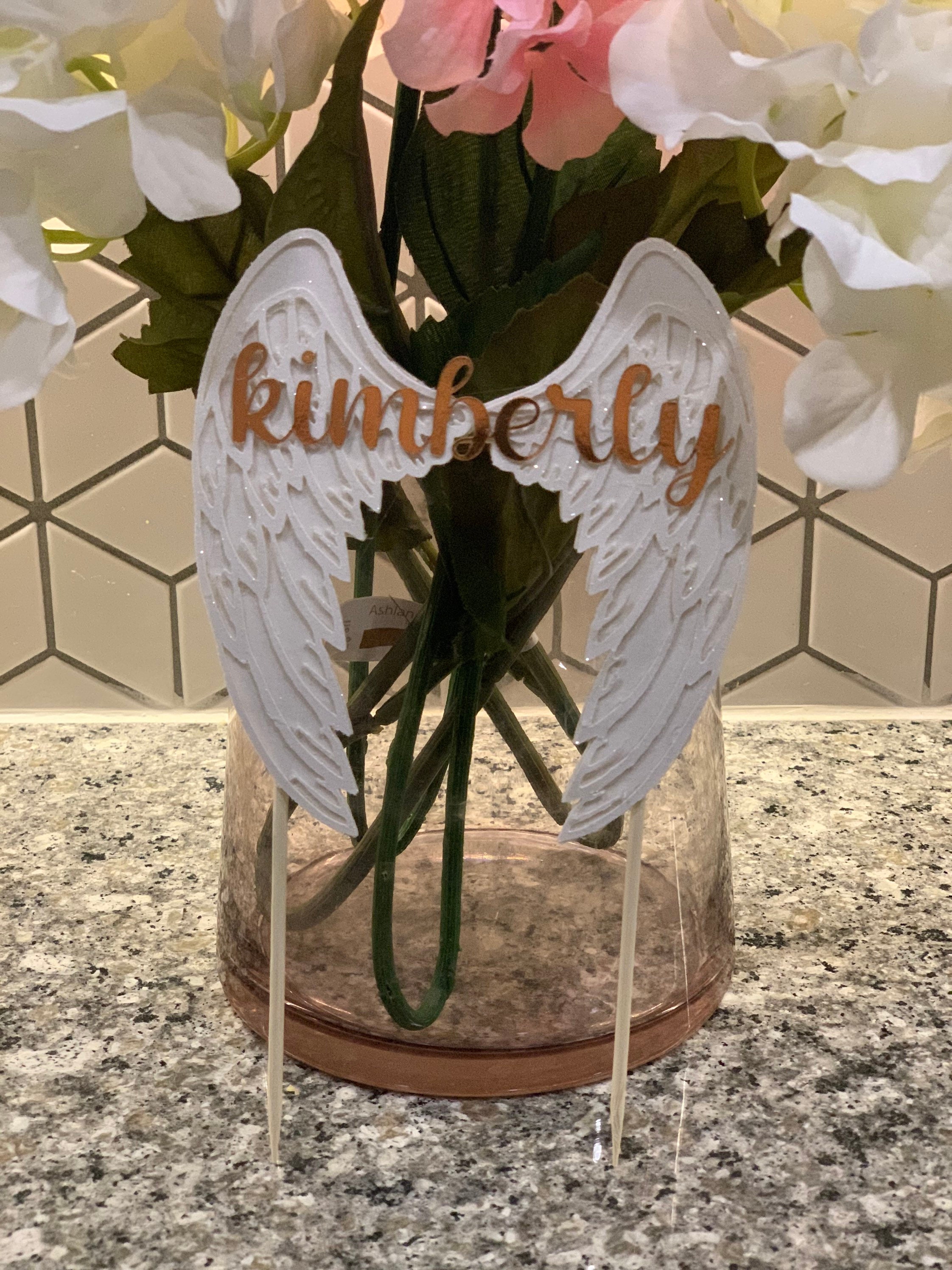 Angel Wings Cake Topper - Etsy Australia