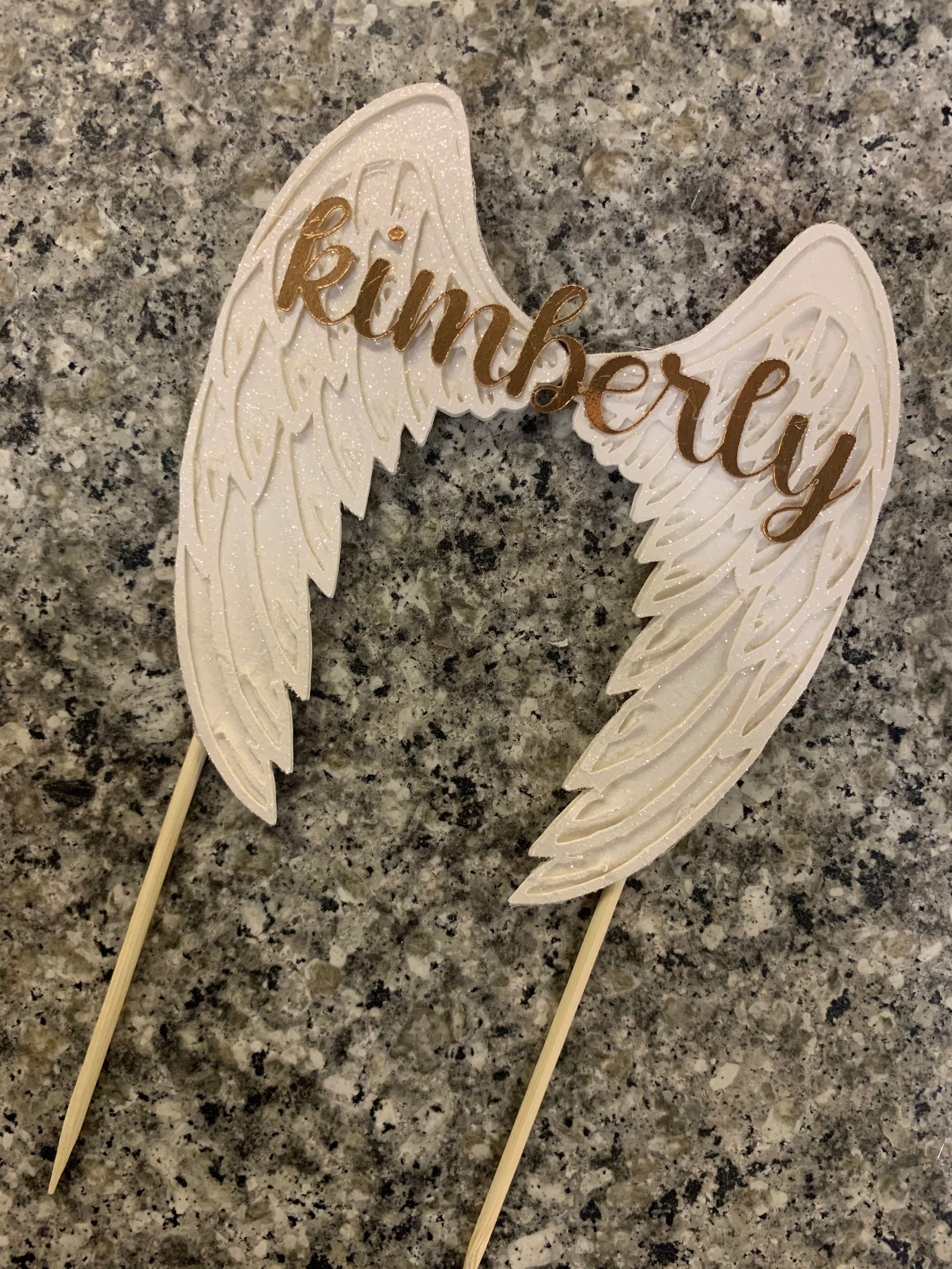Angel Wings Cake Topper - Etsy
