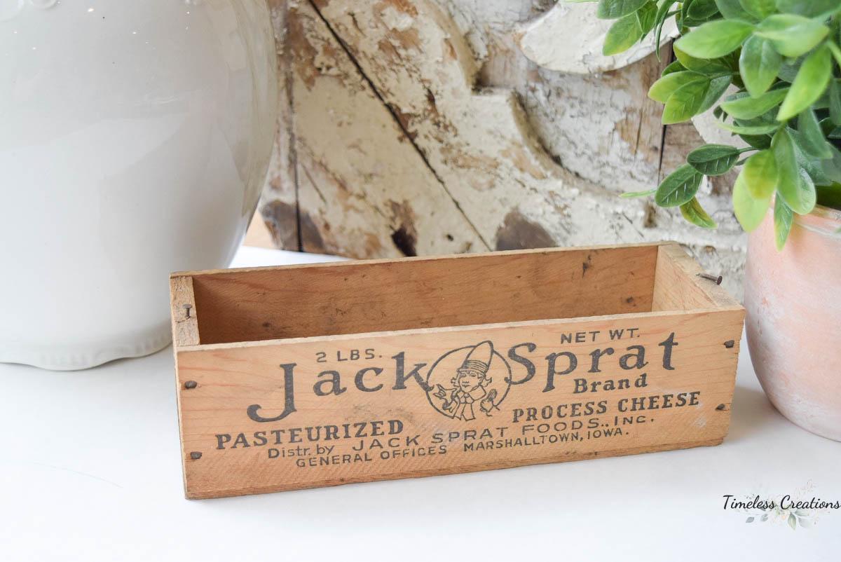 Antique Cheese Box, "jack Sprat" Cheese Box. - Etsy