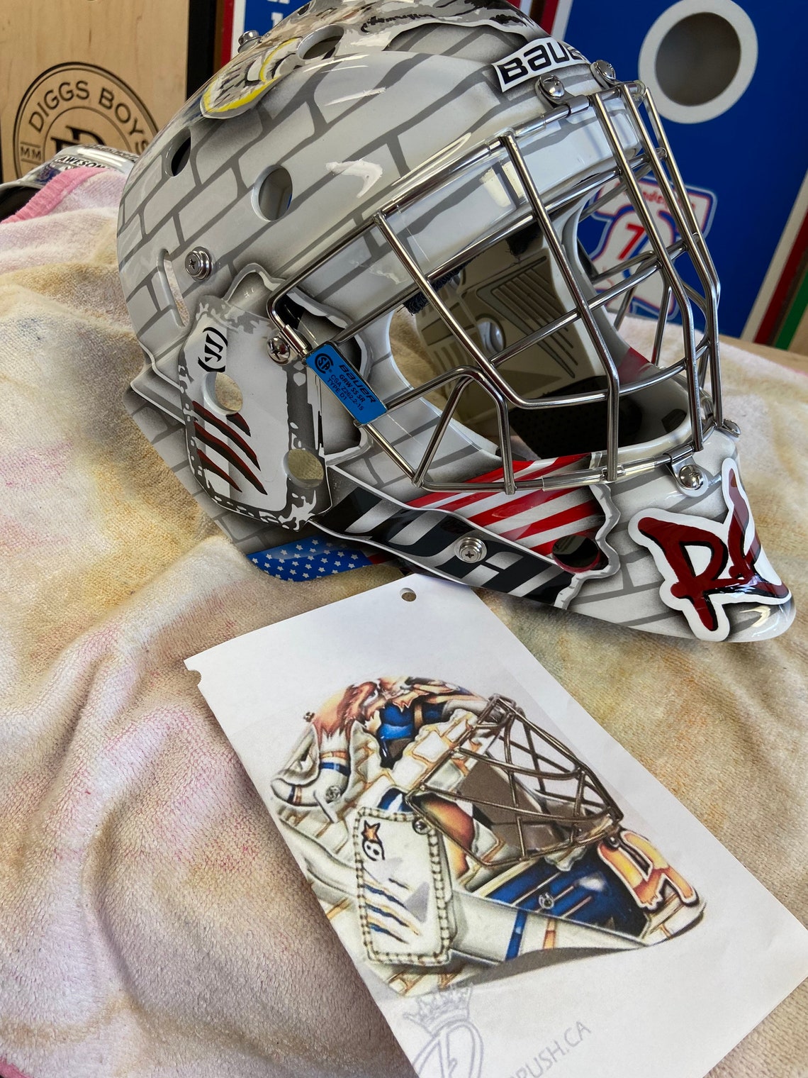 Custom Painted Goalie Masks | Etsy