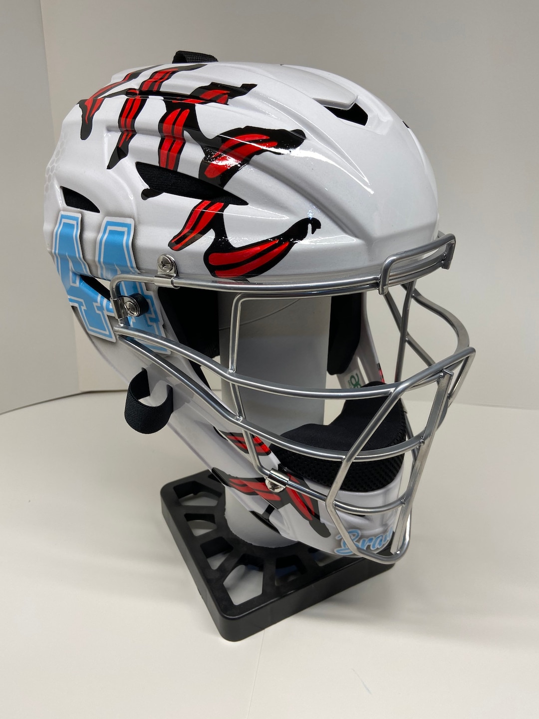 Custom Painted Catchers Mask - Etsy