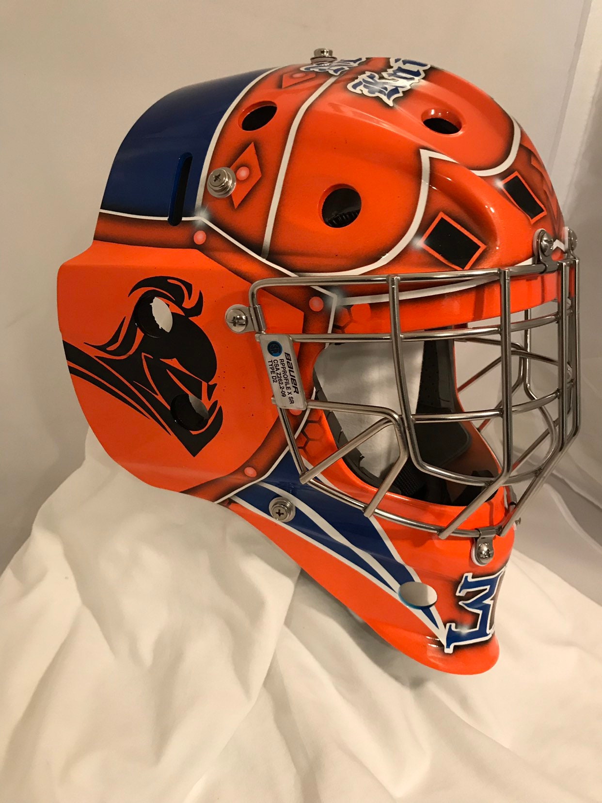 Custom painted goalie masks | Etsy