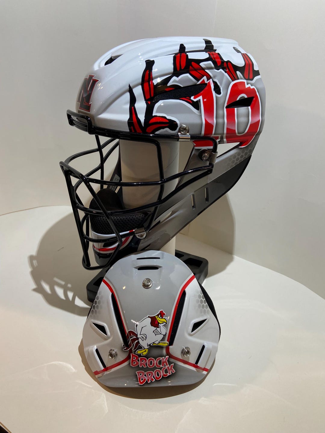 Custom Painted Catchers Mask - Etsy