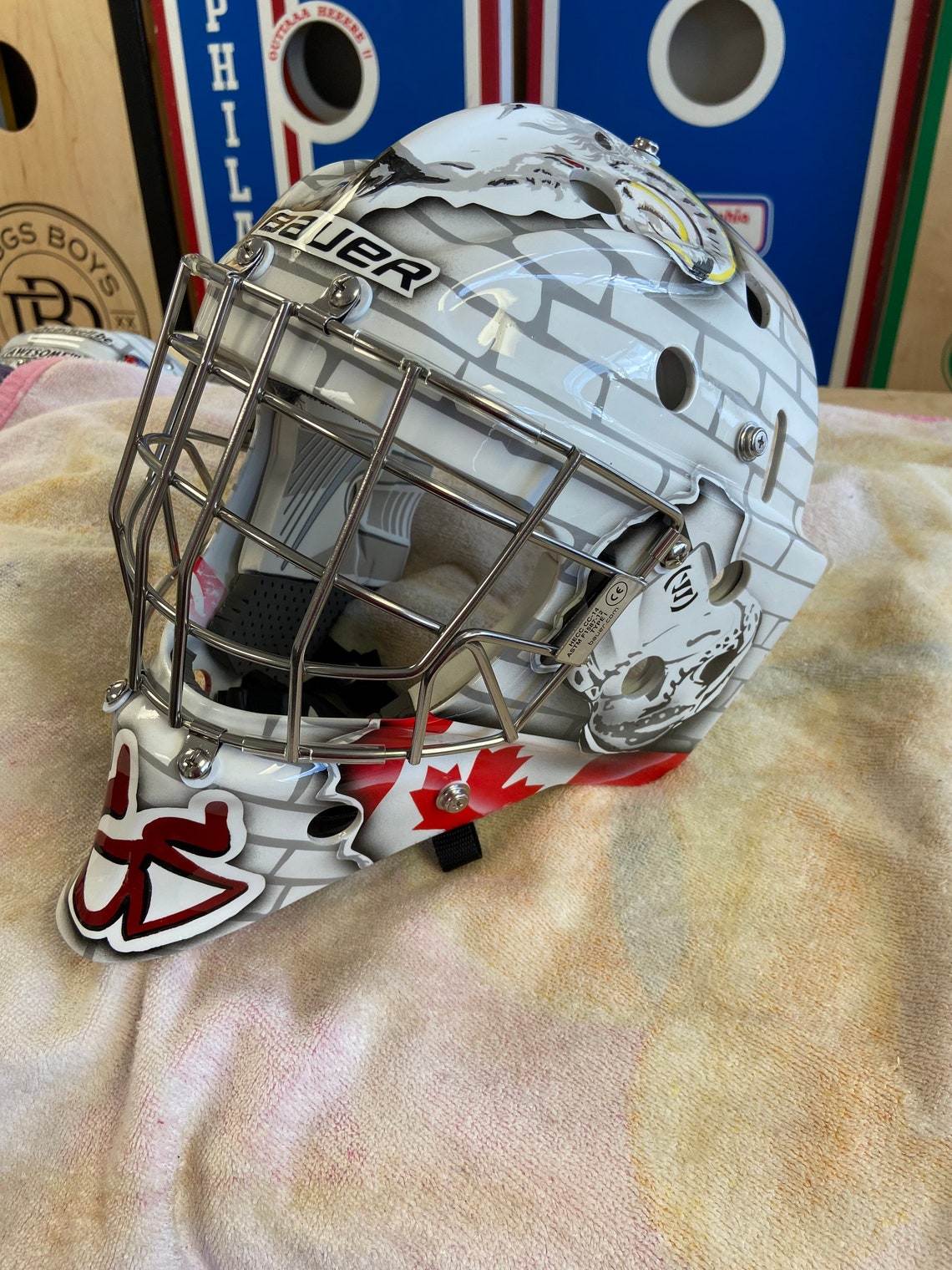 Custom Painted Goalie Masks | Etsy