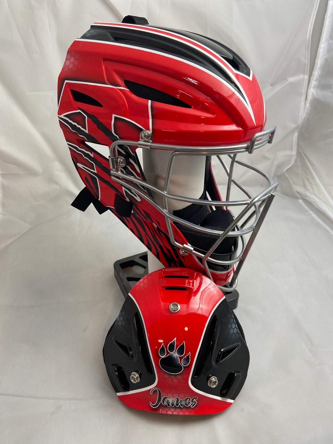 Custom Painted Catchers Helmets - Etsy