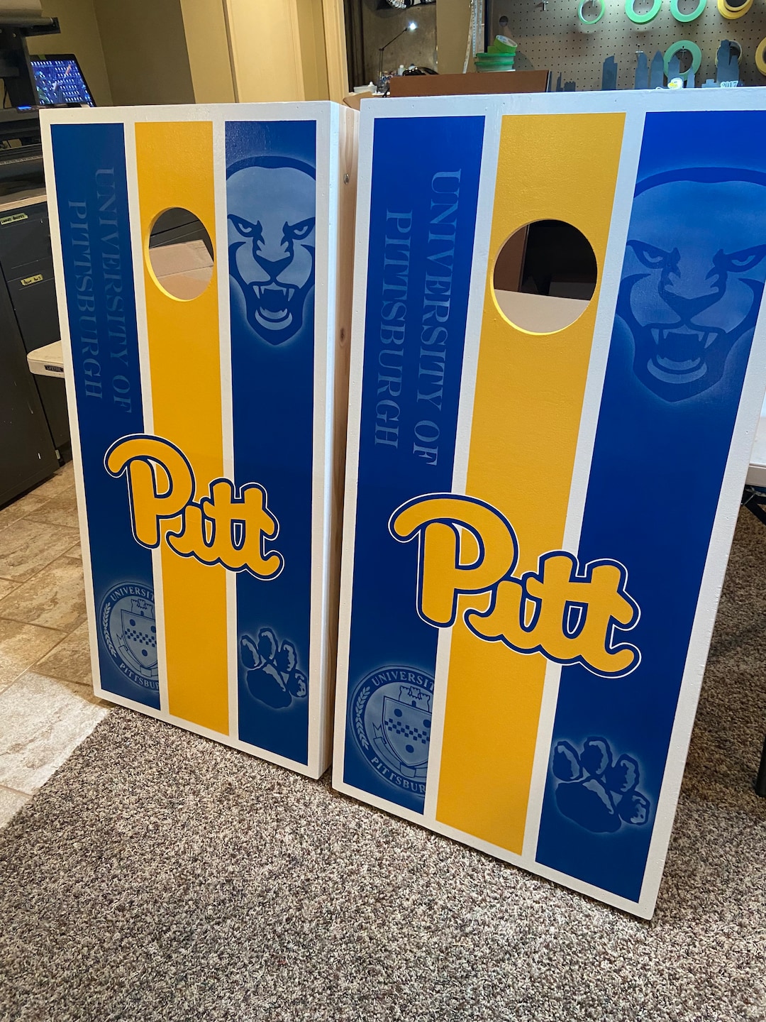 Custom Painted Personalized Cornhole Boards. - Etsy