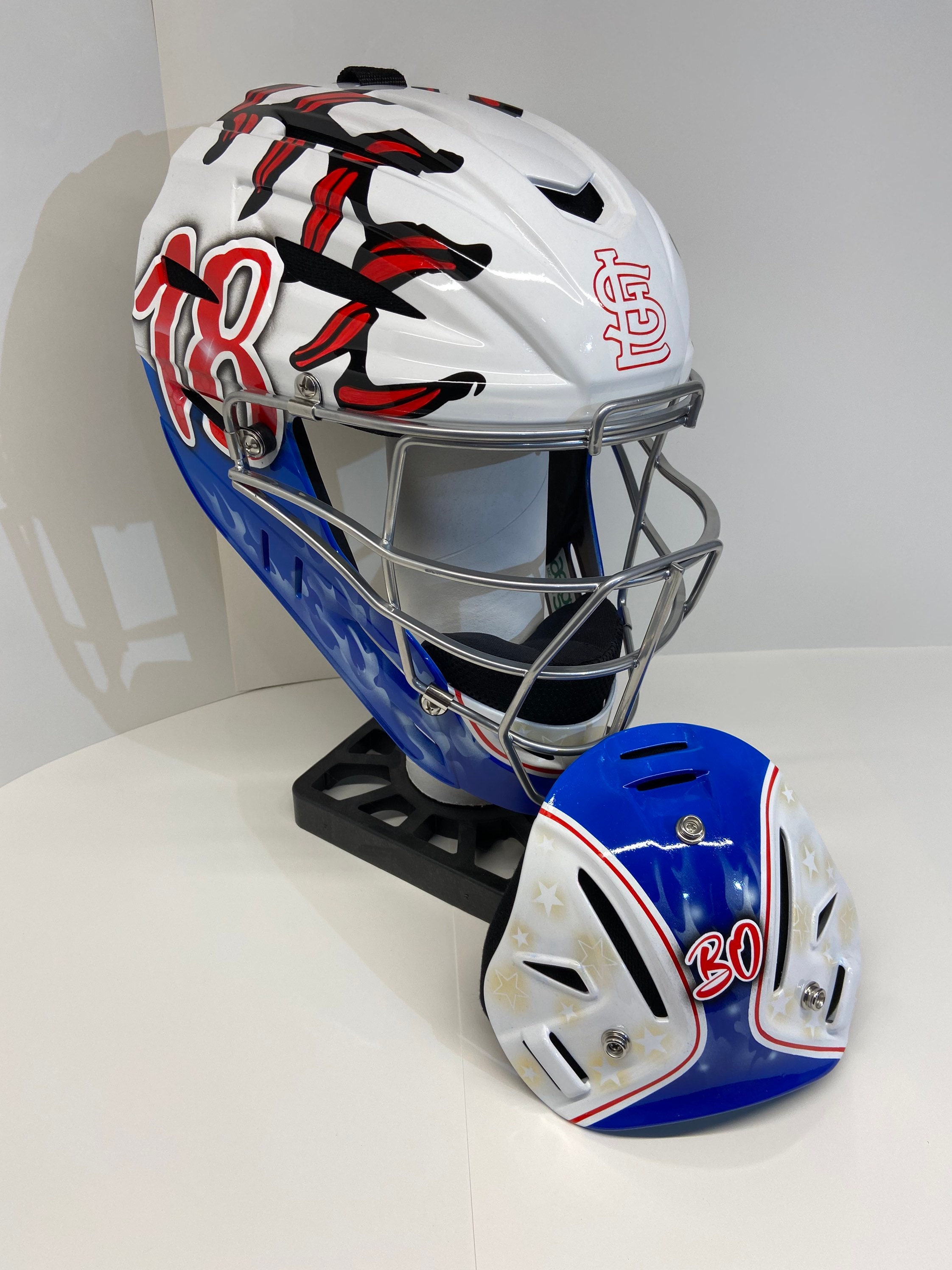 Custom Painted Catchers Helmets - Etsy