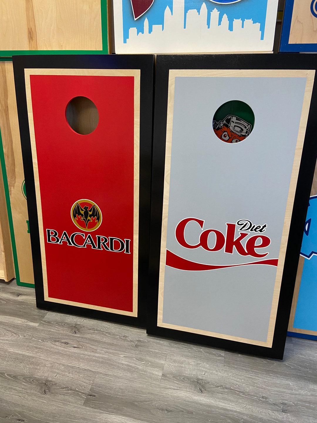 Custom Painted Personalized Cornhole Boards. - Etsy