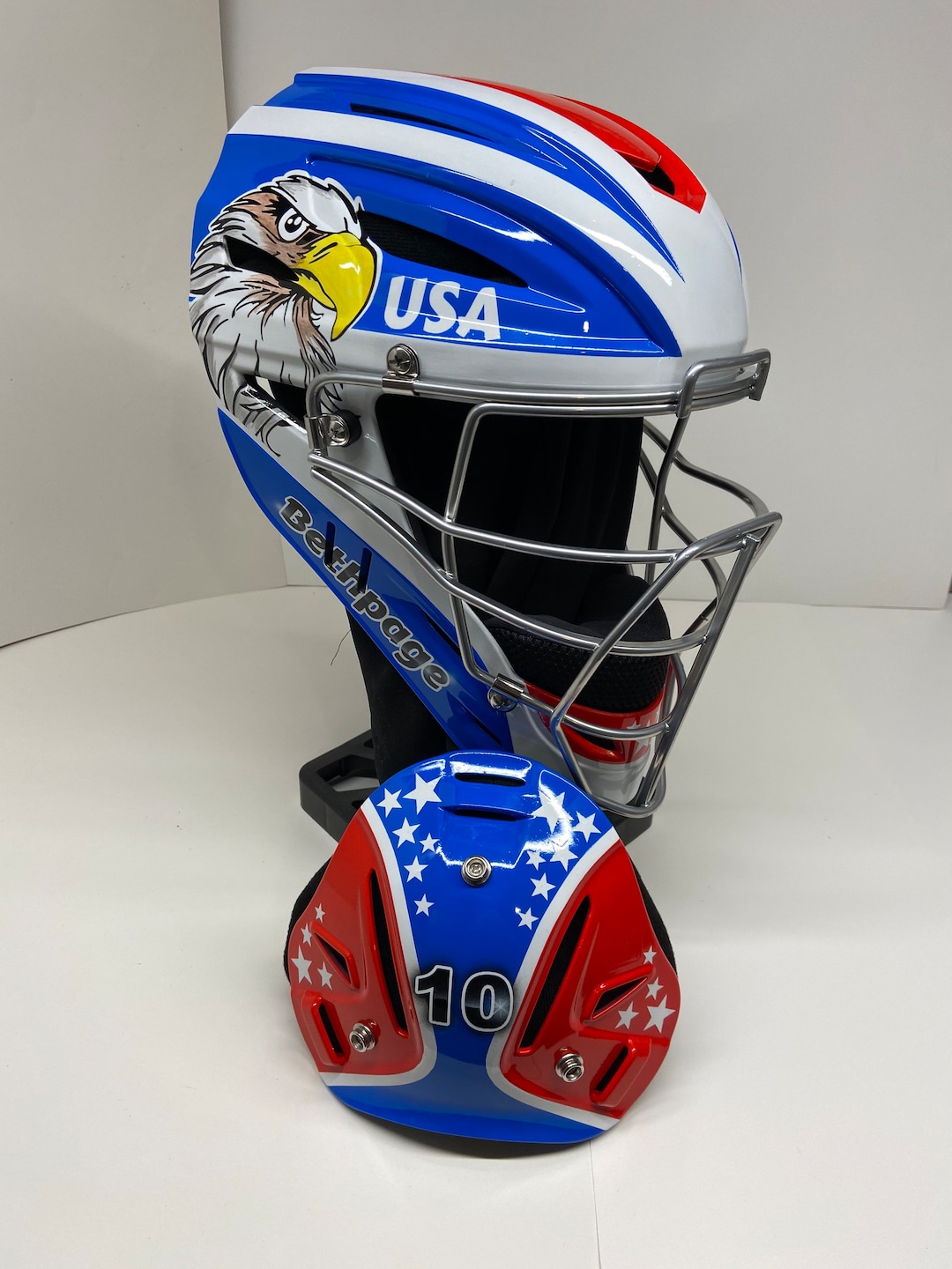 Custom Painted Catchers Helmets - Etsy