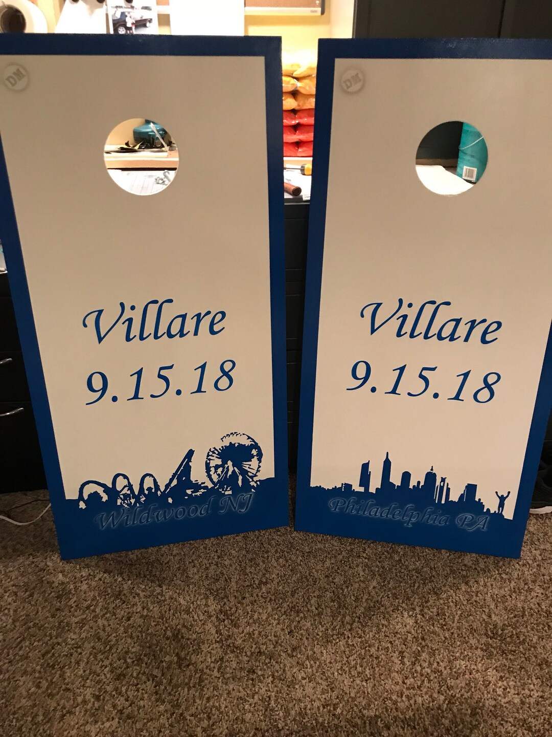 Custom Painted Personalized Cornhole Boards. - Etsy