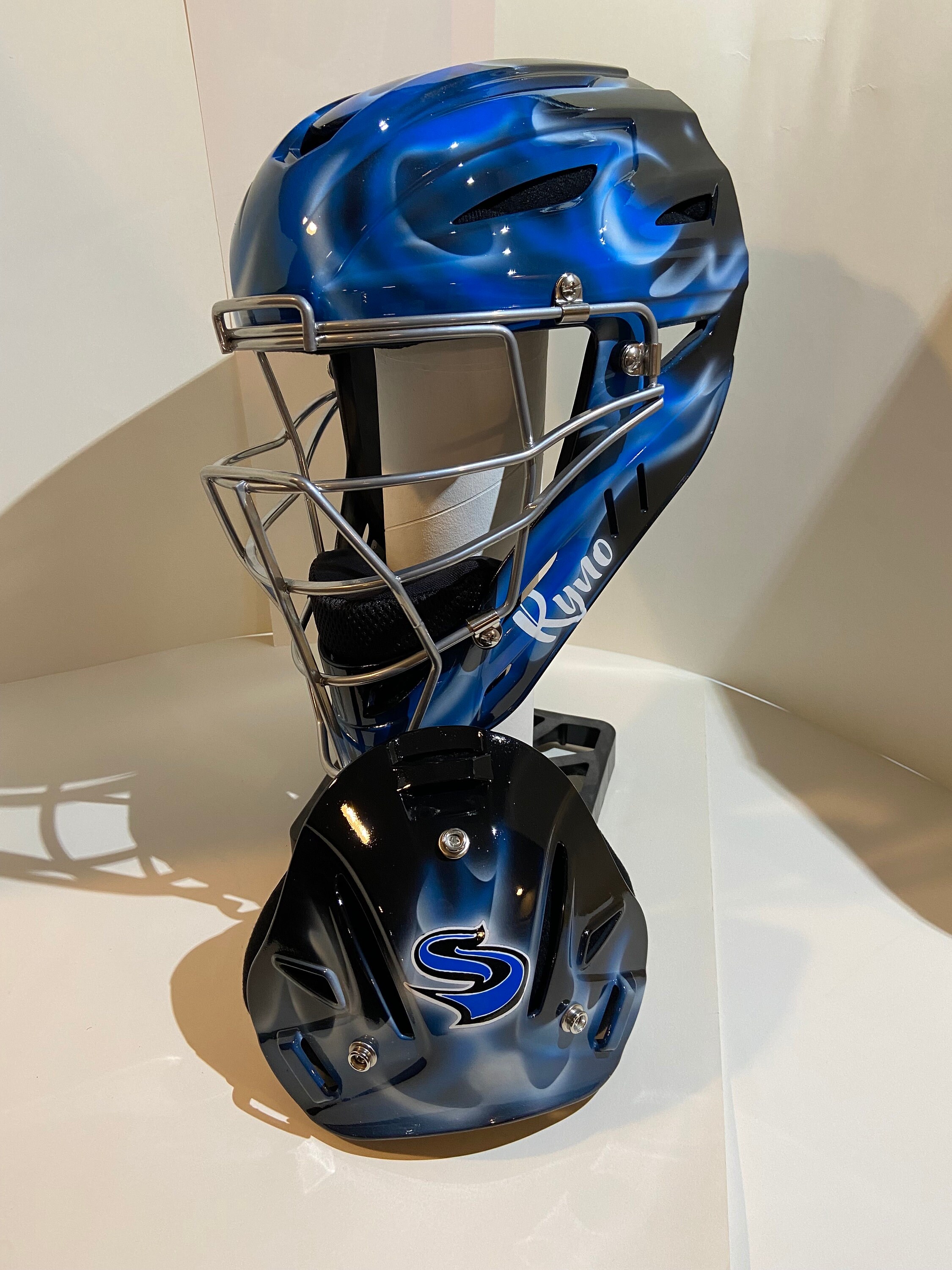 Custom Painted Catchers Helmets - Etsy