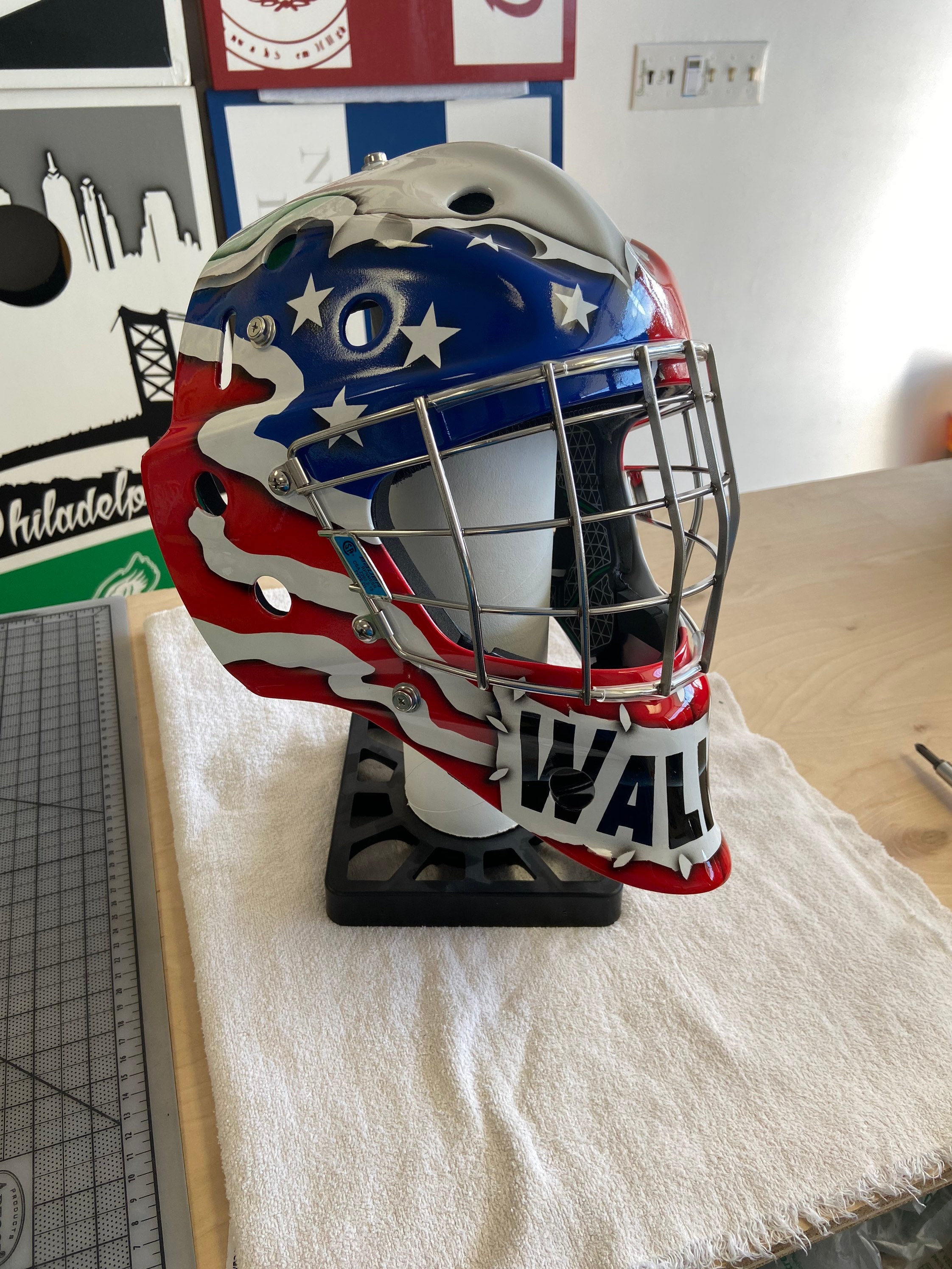 Custom Painted Goalie Masks - Etsy