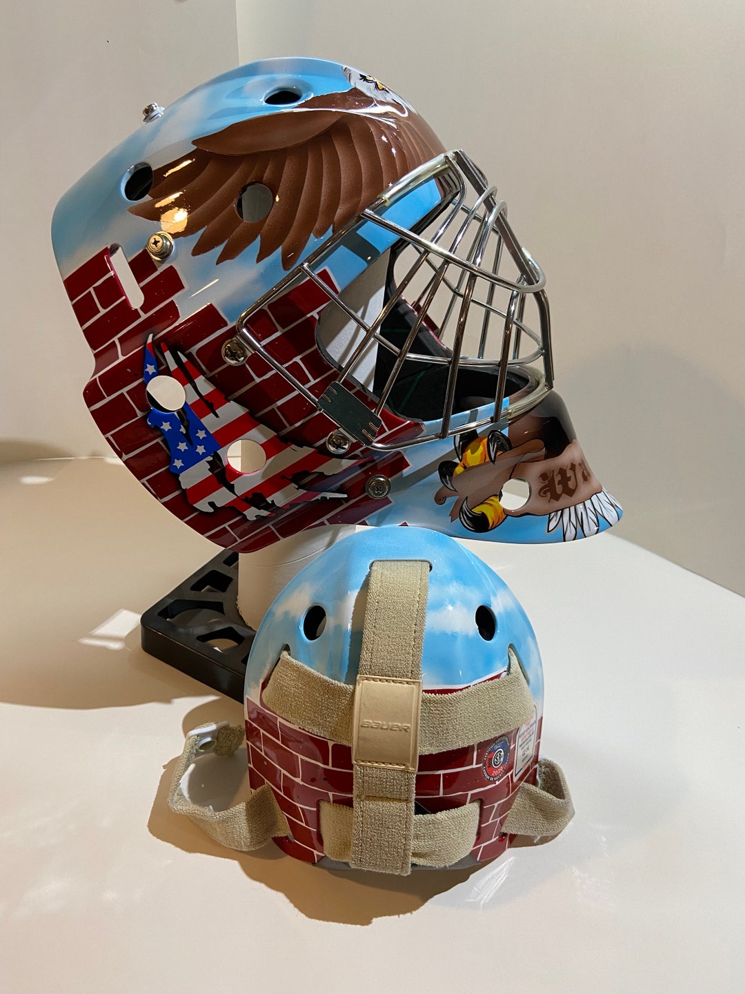 Custom Painted Goalie Masks - Etsy