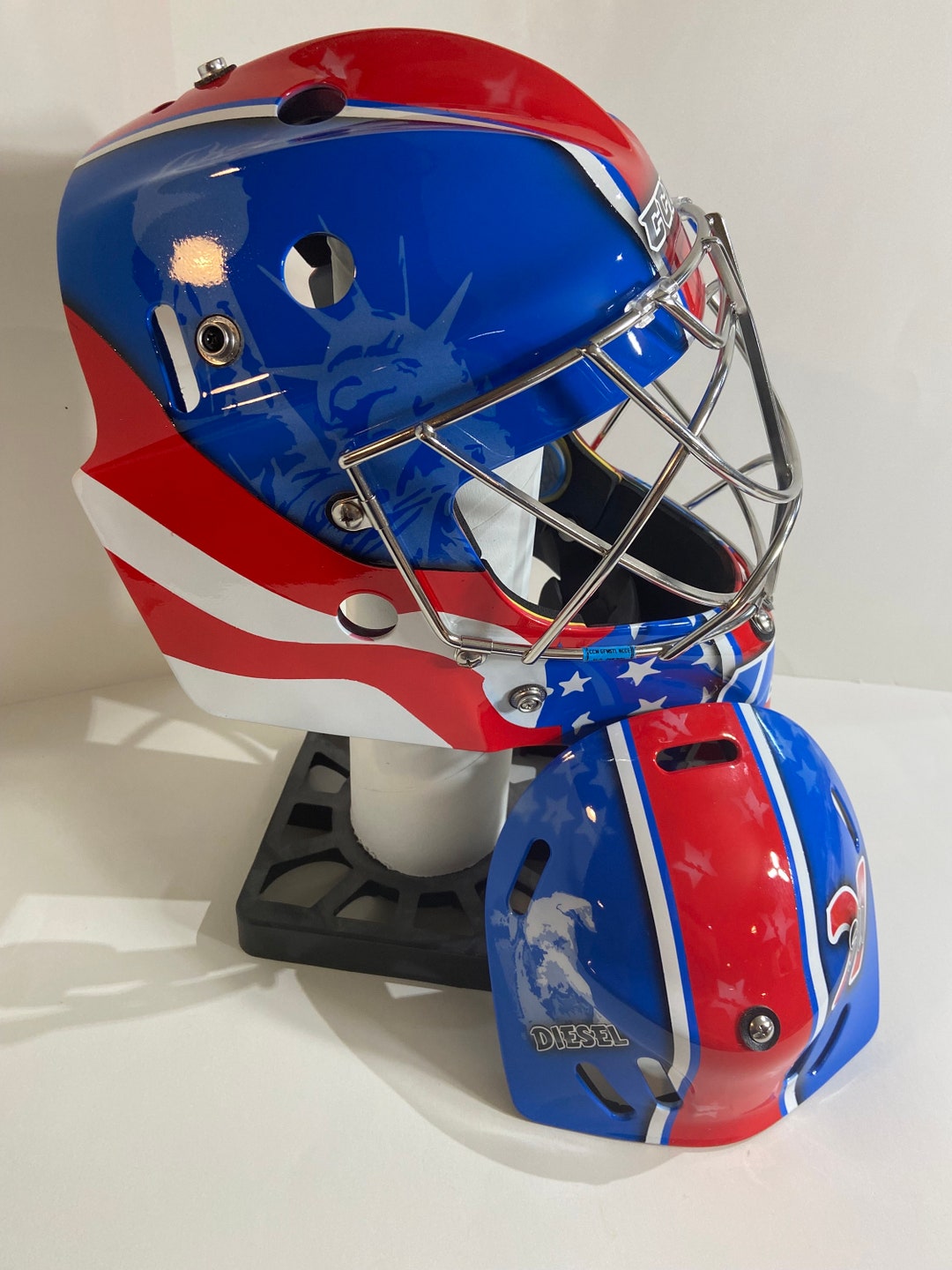 Custom Painted Goalie Masks - Etsy